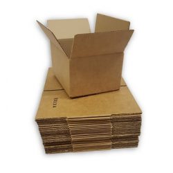 8 x 6 x 4″ (203 x 152 x 101mm) Single Wall Cardboard Box – AHMD Box
